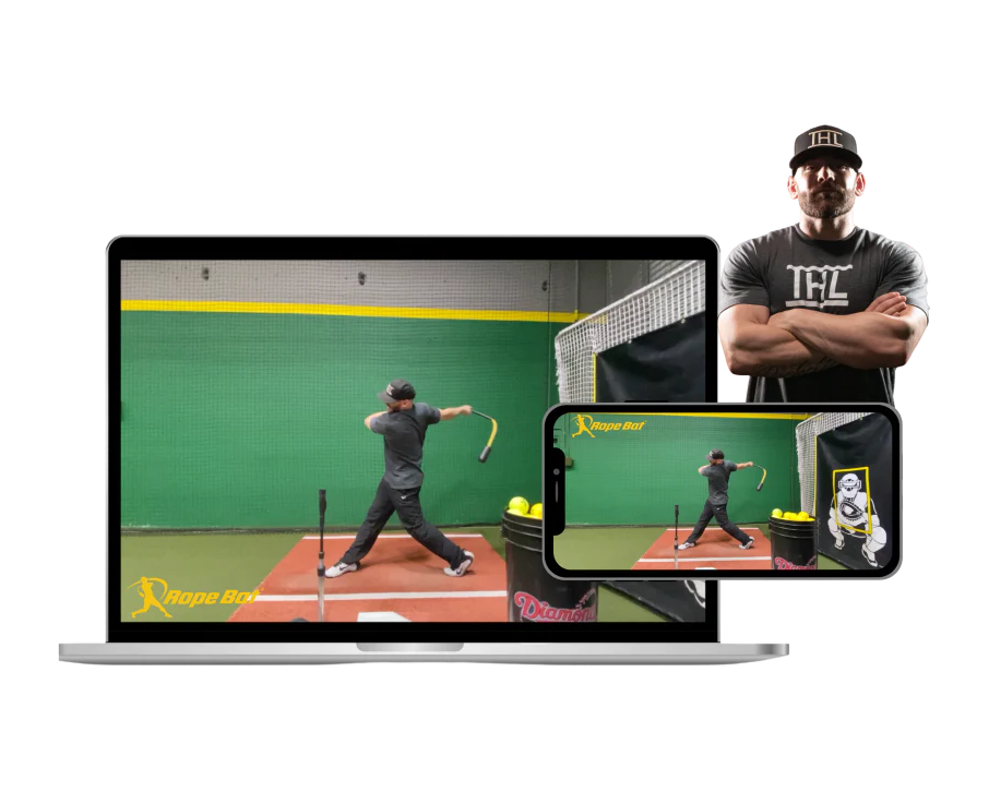 The Rope Bat® – Baseball / Softball Swing Trainer & Hitting Aid